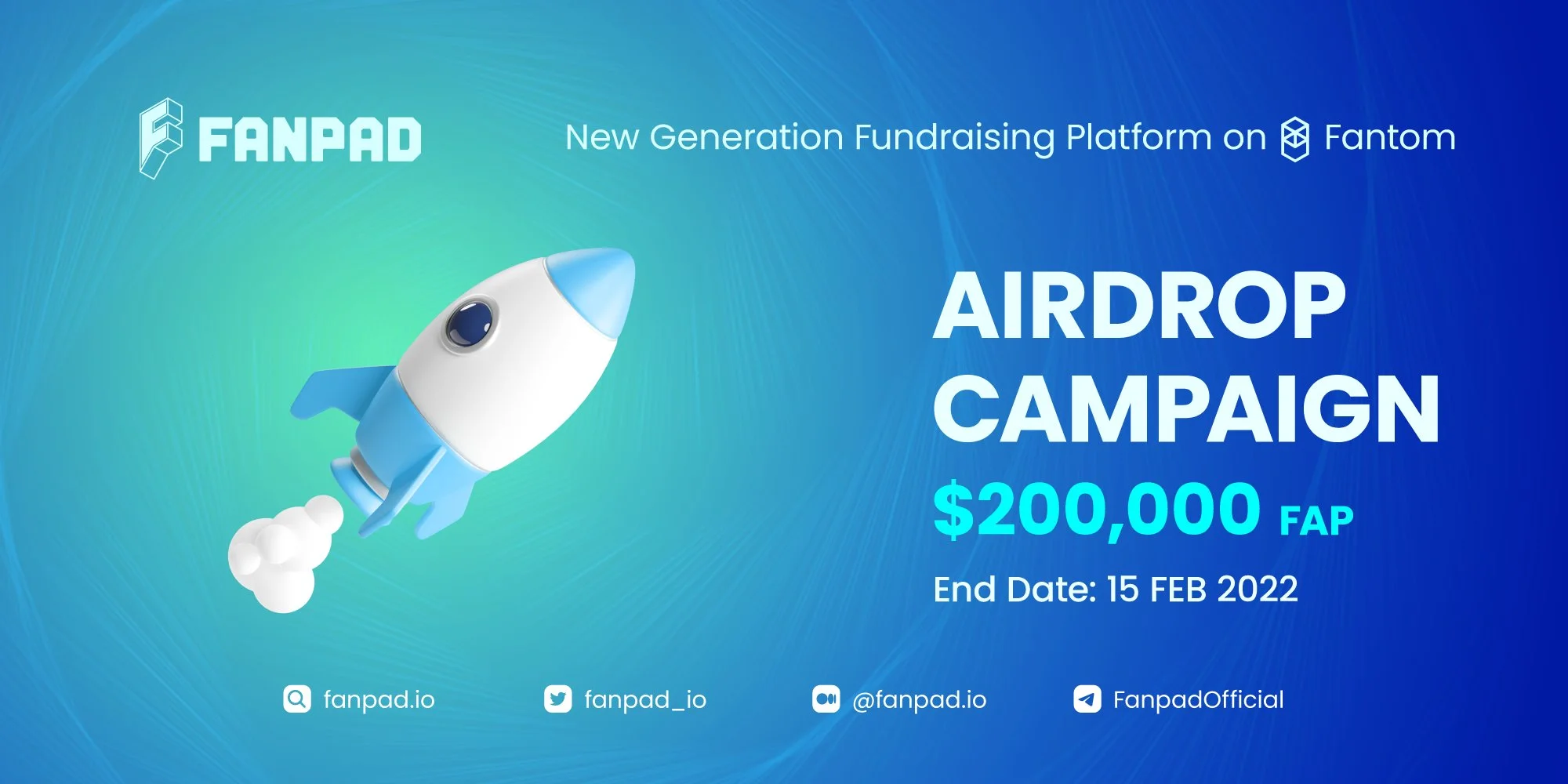 Fanpad Giveaway of 2022 » Claim free FAP Tokens » freeairdrop.io